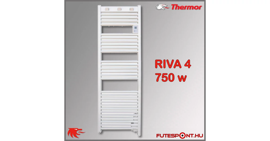 THERMOR RIVA4 törölközőszárító radiátor 750W